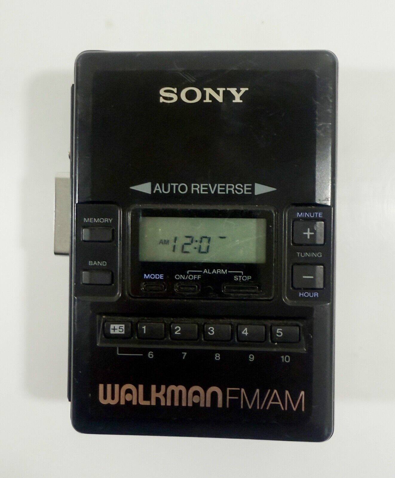 Sony Walkman FM AM Cassette Player Black WM-AF62 - PARTS ONLY ...