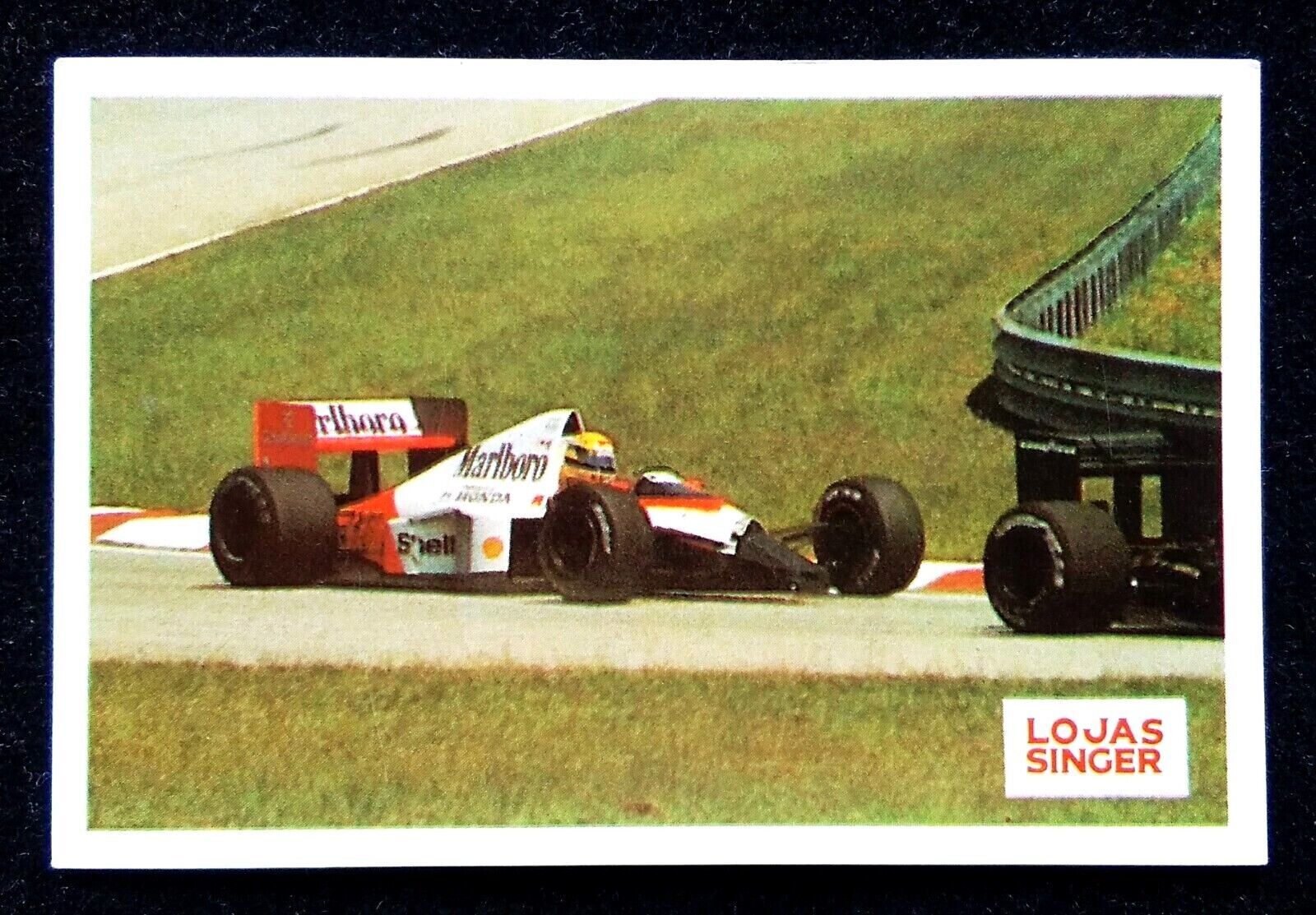 AYRTON SENNA ~ HONDA McLAREN 1th World Tittle ~ 1988 Sticker F1 Formula ...
