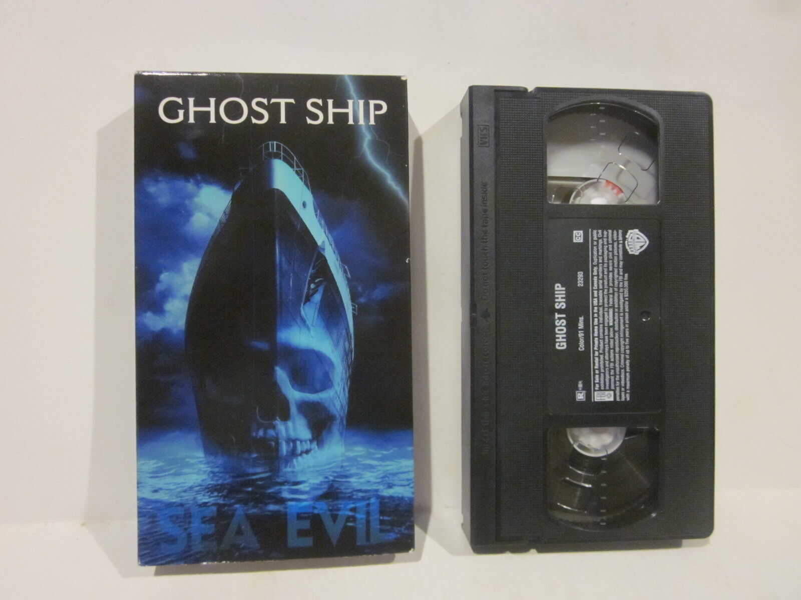 Ghost Ship VHS Horror Julianna Margulies Gabriel Byrne Warner Home ...