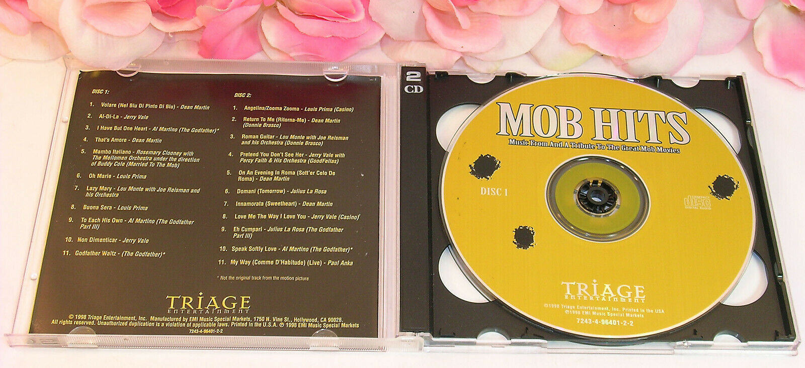 Mob Hits Music A Tribute to Mobster Movies Dean Martin Martino Vale 2 ...