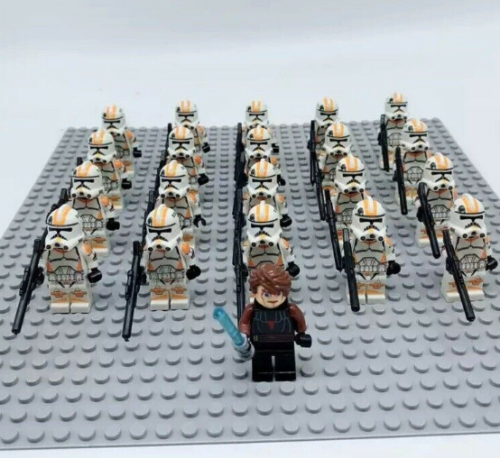 21Pcs/set Anakin Skywalker Commander Waxer Clone Troopers Star Wars ...