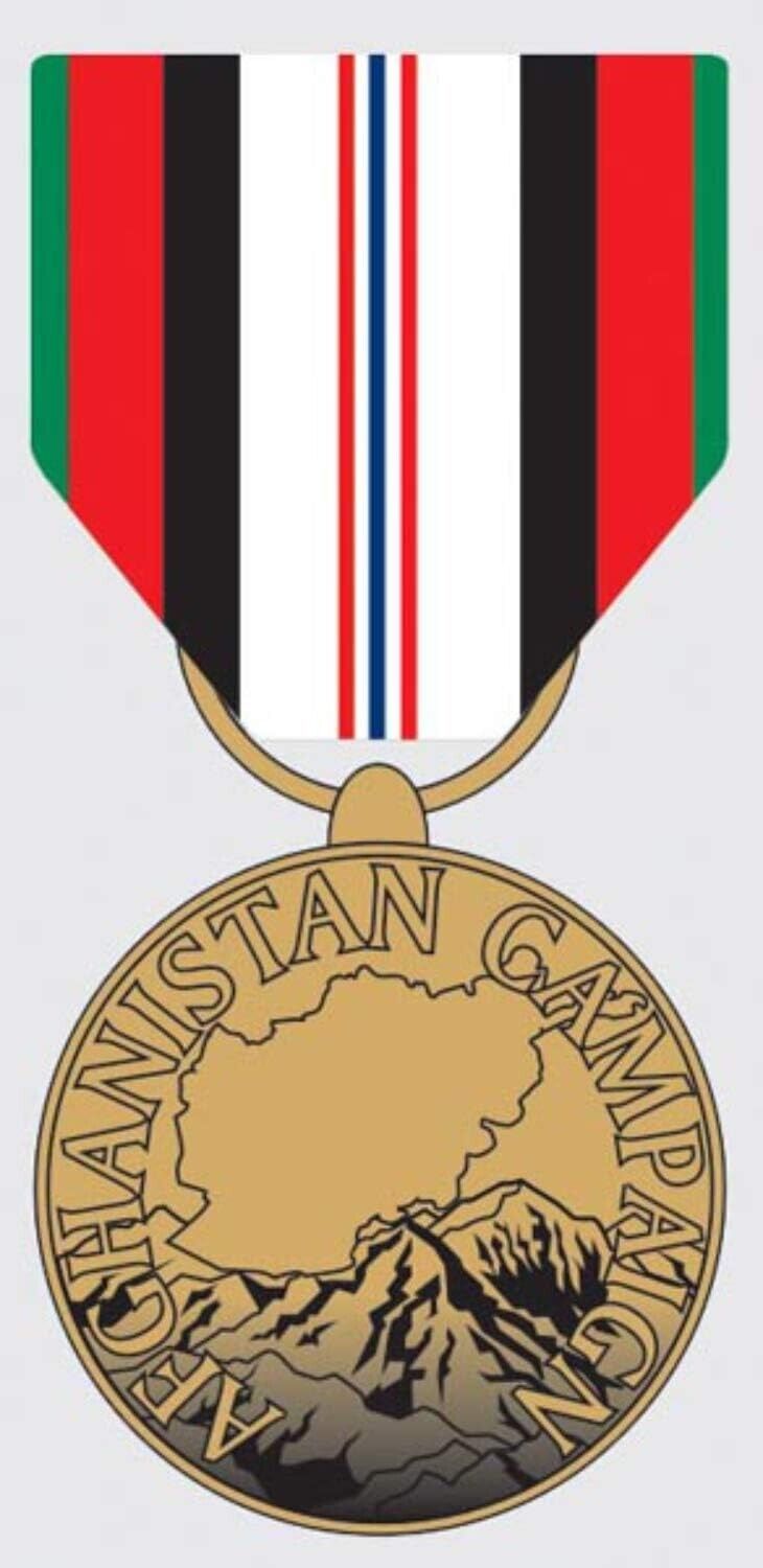 Afghanistan Service Medal Decal - Decals & Stickers