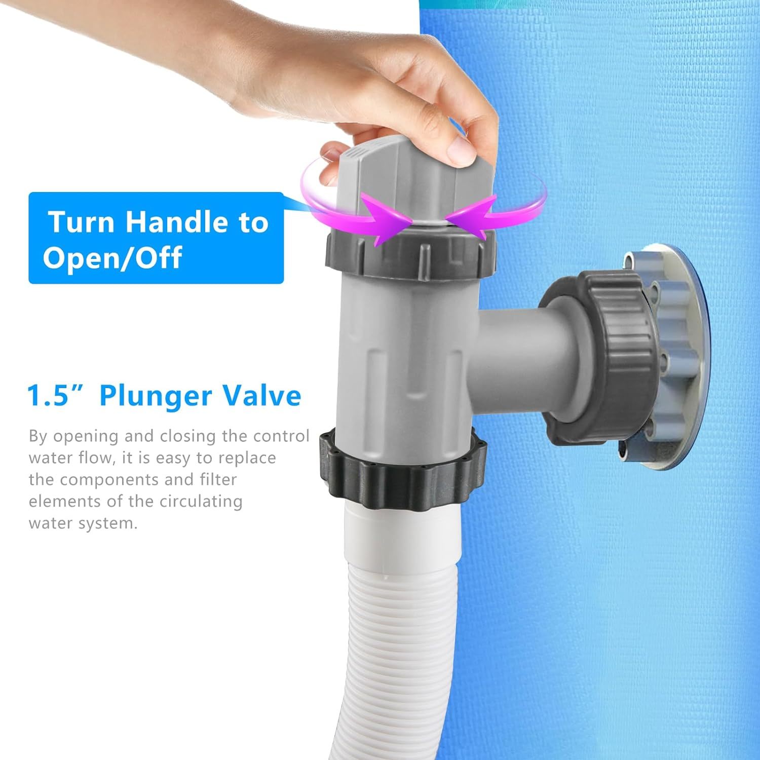 Plunger Valve with Gaskets Nuts for Above and 36 similar items