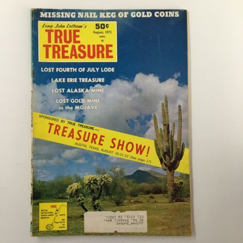 VTG True Treasure Magazine August 1971 Missing Nail Keg of Gold Coins ...