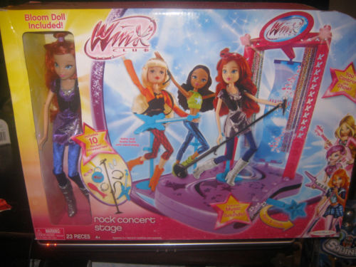 WINX CLUB ROCK CONCERT STAGE w/Bloom Doll Features Music & Sounds 23 ...