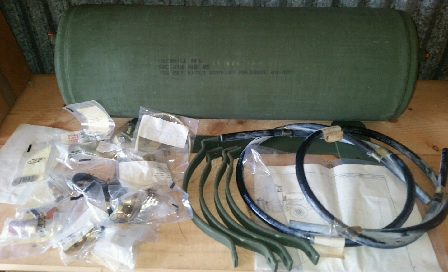AUXILIARY AIR SYSTEM MODIFICATION KIT 12357132 2.5 TON 6X6 MILITARY M35 ...