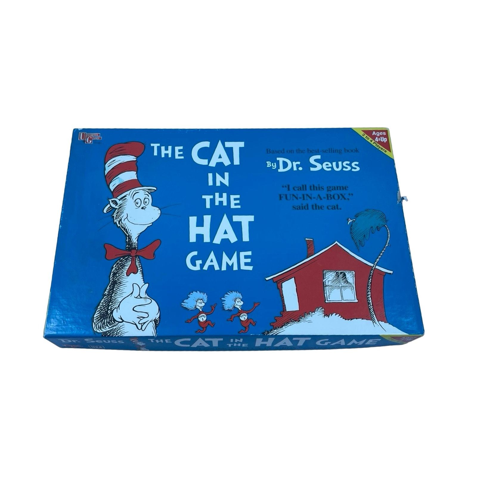 The Cat in the Hat Game by Dr. Seuss Complete Board Game - 2003 ...