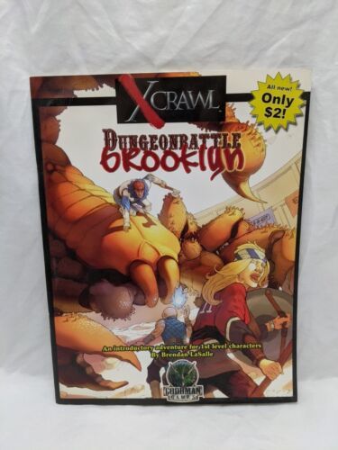 Spiral Bound Dungeon Crawl Classics Xcrawl Dungeonbattle Brooklyn RPG ...