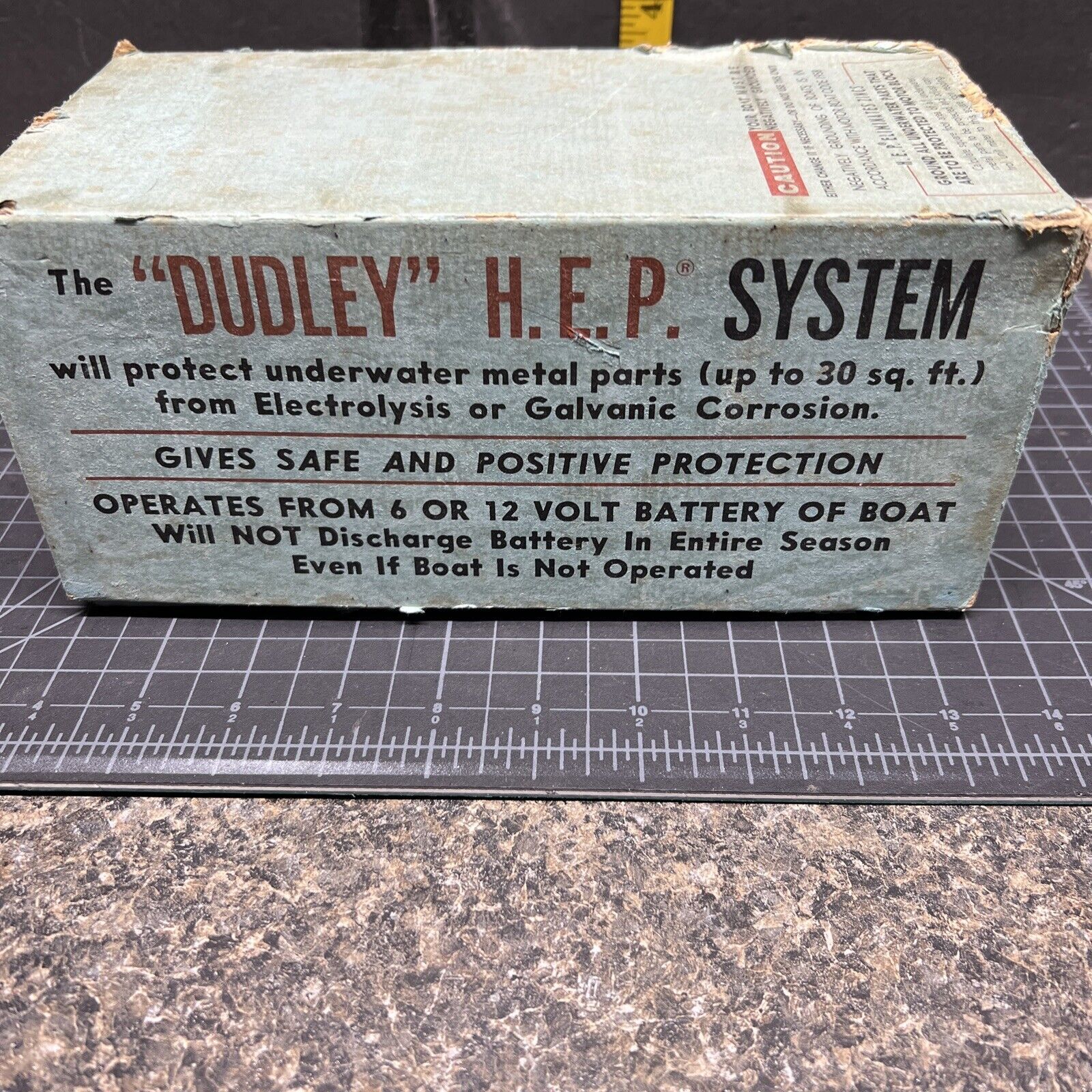 Vintage DUDLEY H.E.P. System Metal Part Protection From Electrolysis ...