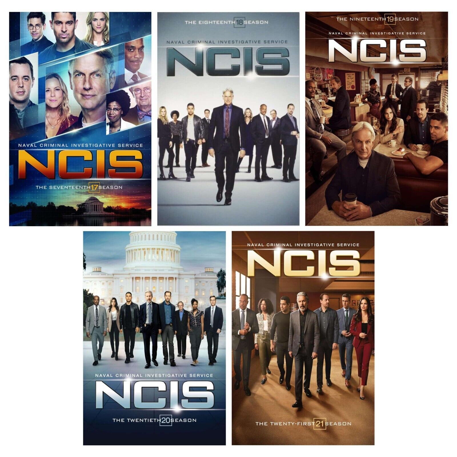 NCIS the Complete Seasons 17-21 DVD - NCIS TV Series DVD Set 17, 18, 19 ...