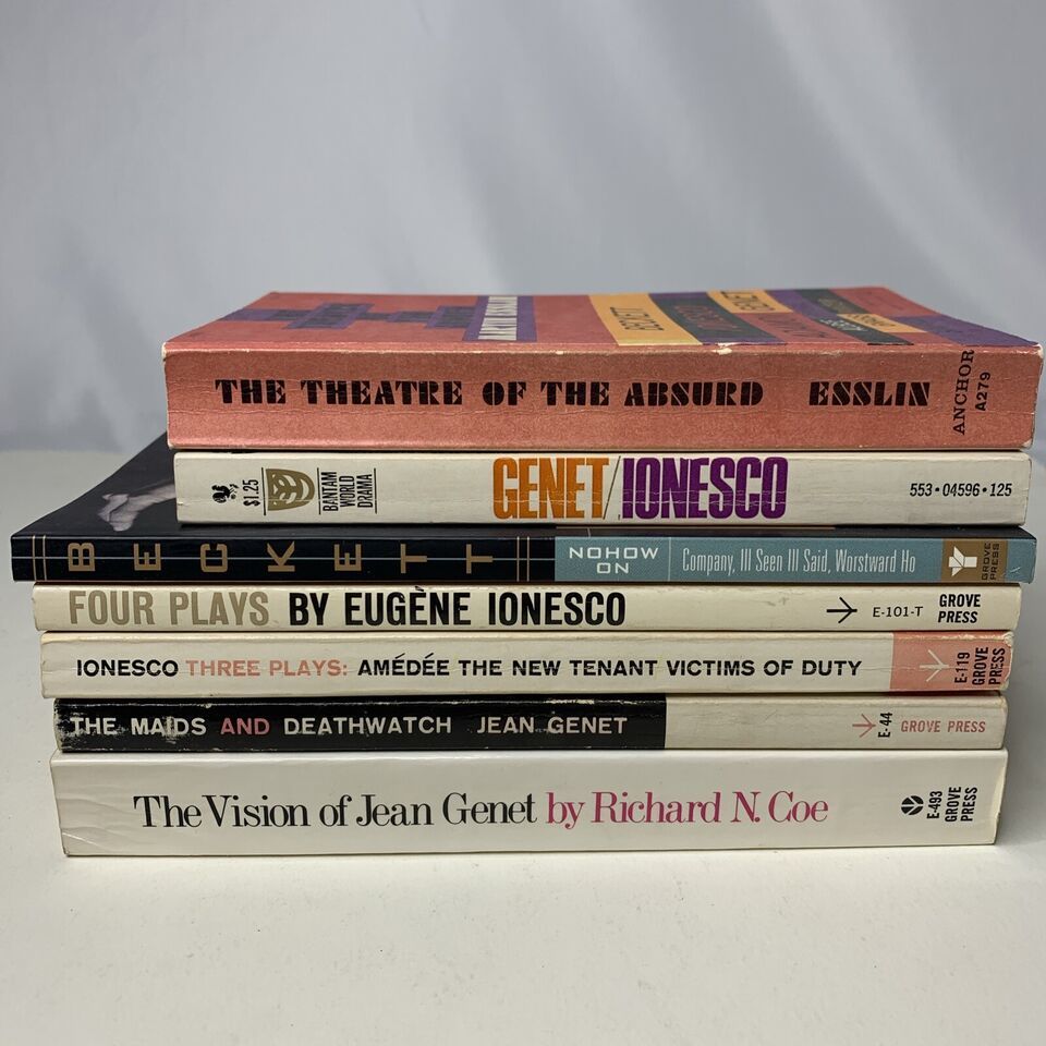 Lot o 7 Books theater of absurd existentialism surrealism Beckett ...