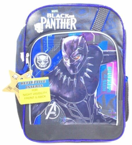 MARVEL Black Panther BACKPACK King of Wakanda W/ Front & Back ...