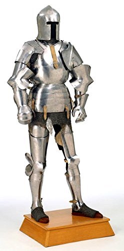 Medieval Knight Barbute Full Suit of Armor Halloween Style Reenactment ...