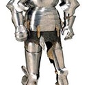 Medieval Knight Barbute Full Suit of Armor Halloween Style Reenactment ...
