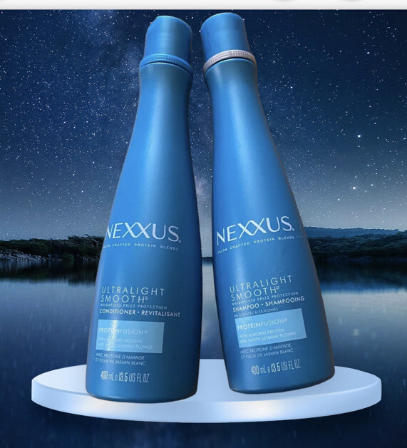 both NEXXUS ULTRALIGHT SMOOTH SHAMPOO & Conditioner Set 13.5 FL OZ ...
