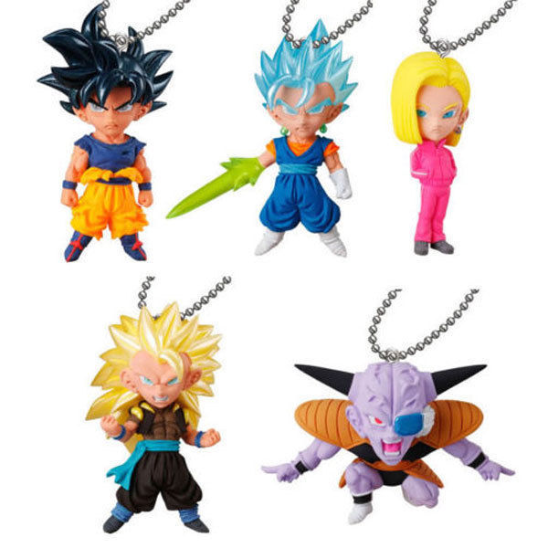 Dragon Ball Super UDM Burst 31 Keychain Swing Mascot Goku Vegito Gogeta ...