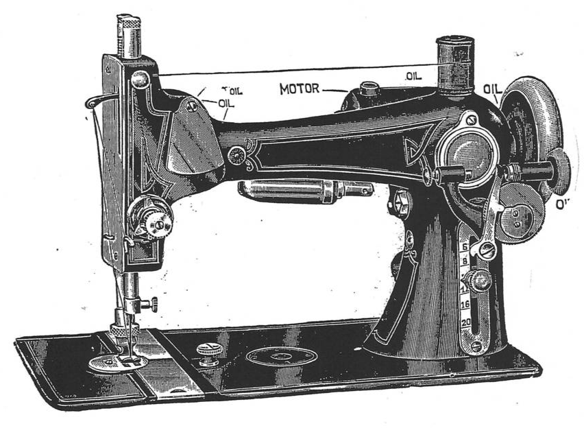 Free-Westinghouse 8F Manual Electric Sewing Machine Hard Copy - Sewing