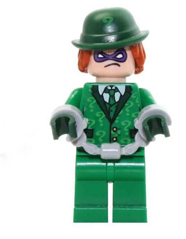 Riddler Question mark jacket Batman DC Comic Minifigure - LEGO (R ...