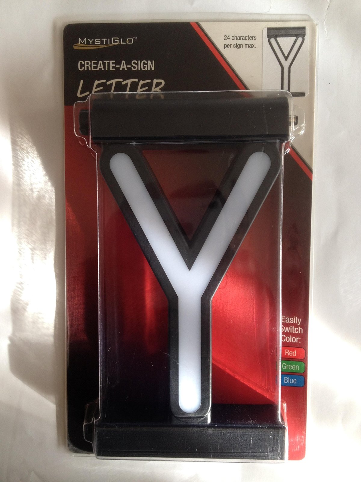 MYSTIGLO Create-A-Sign Letter (Y) - Home Décor