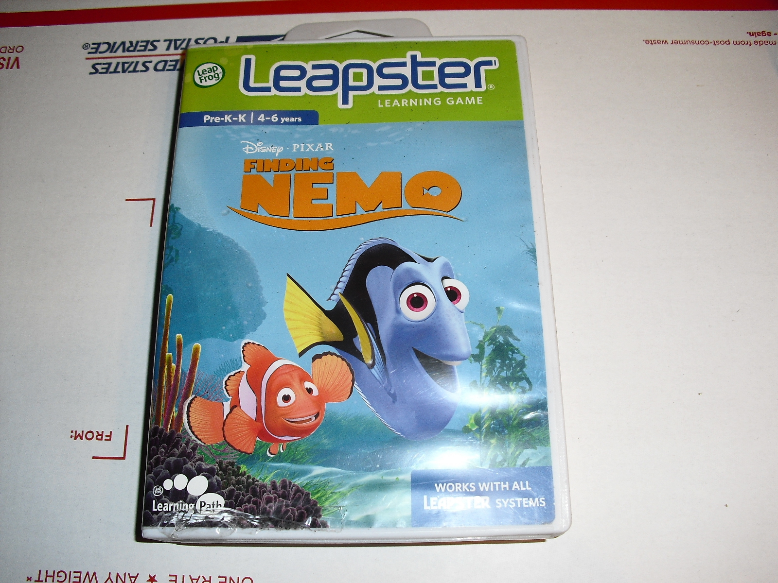 leapfrog leapster game finding nemo - Video Games