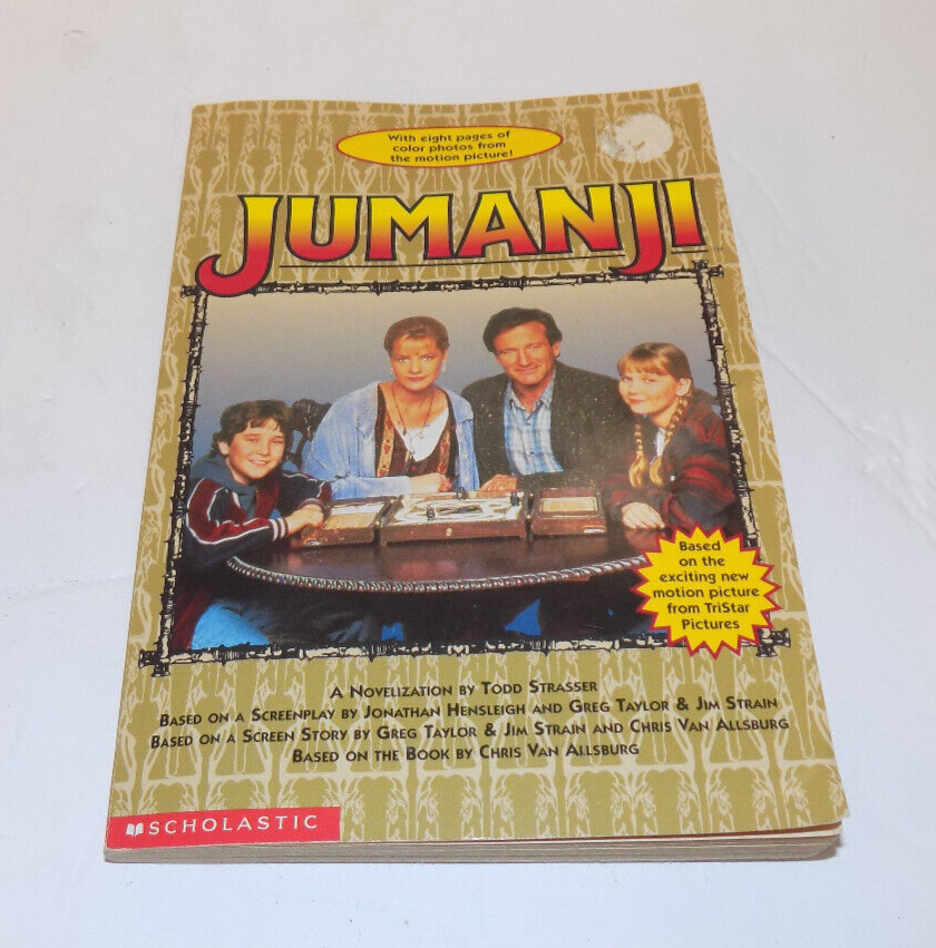 JUMANJI movie softback storybook 1995 TriStar ROBIN WILLIAMS - Audiobooks
