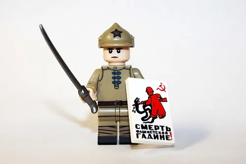 NBT Russian Red Army Civil War Military Minifigure Custom Toys Movie ...
