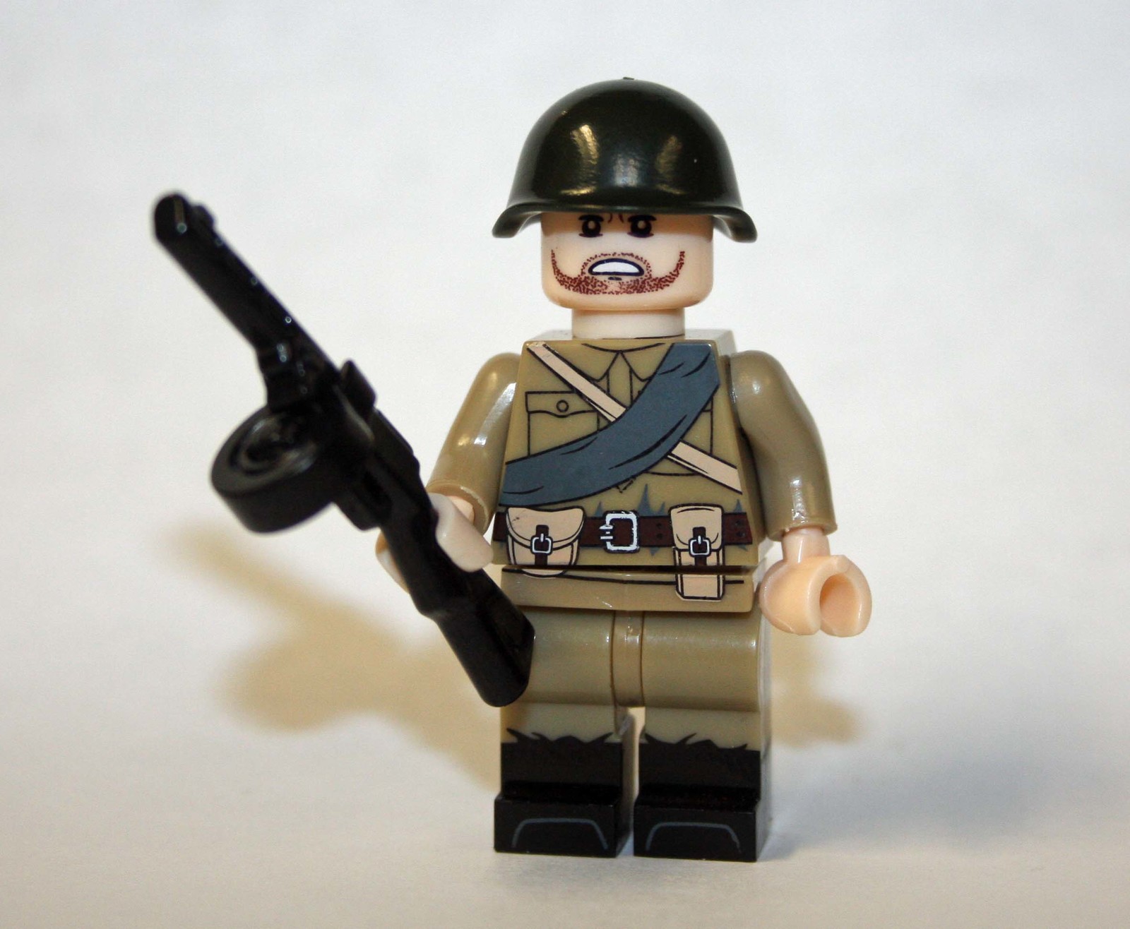 Russian Infantry Solider Ppsh 41 Submachine Gun Ww2 Custom Minifigures ...