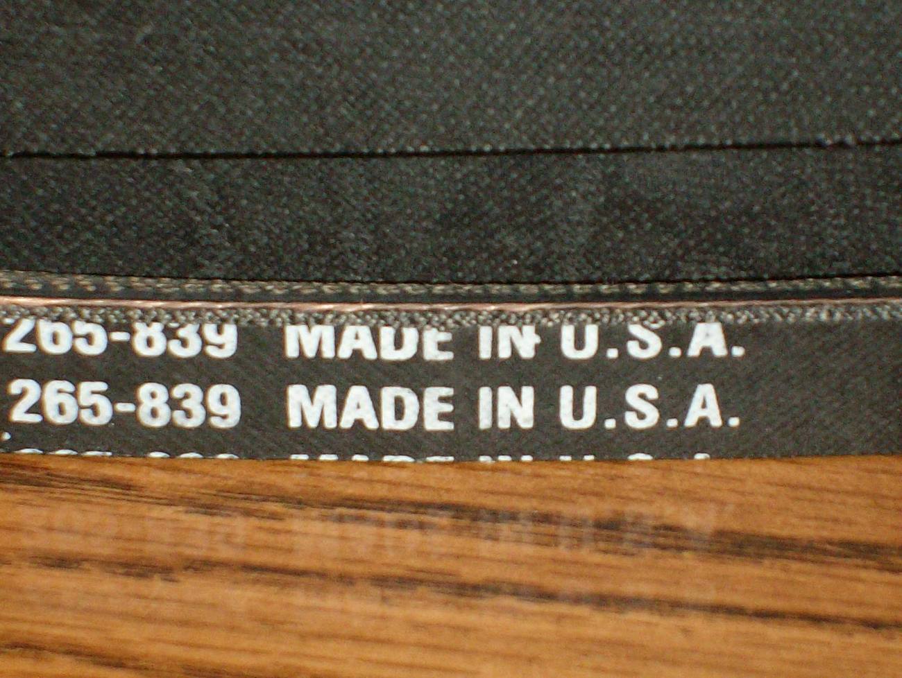 Case 444, 446 and 448 lawn mower drive belt C23359 / 265-839 - Lawn ...