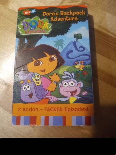Nickelodeon Dora the Explorer Backpack Adventure VHS Video Tape Nick Jr ...