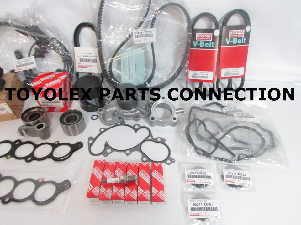 NEW GENUINE TOYOTA OEM 3.4 L 5VZFE V6 COMPLETE 27 pcs TIMING BELT ...
