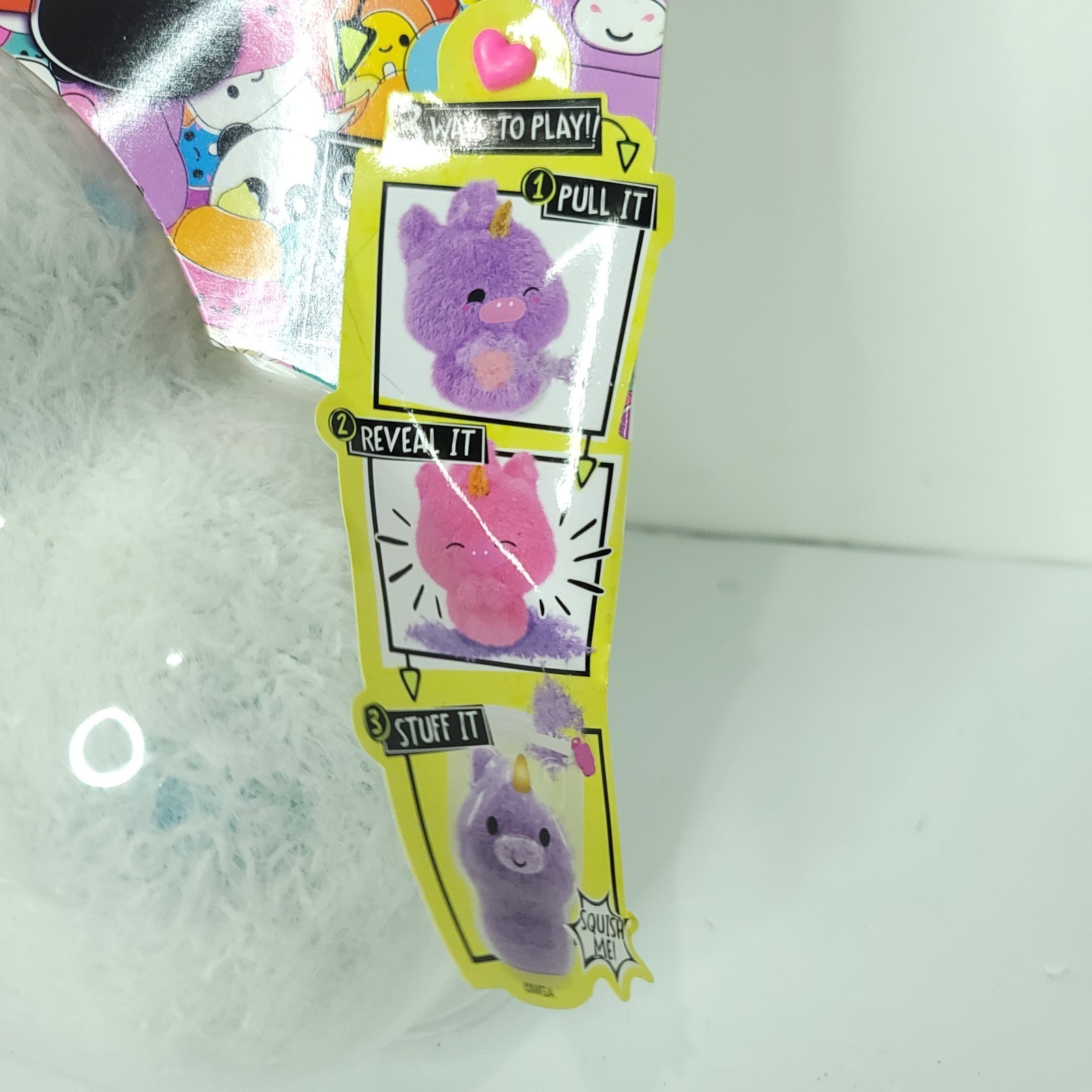 Fluffie Stuffiez Fluffy Cloud Lightning Bolt Sky Toy Reveal Plush ...