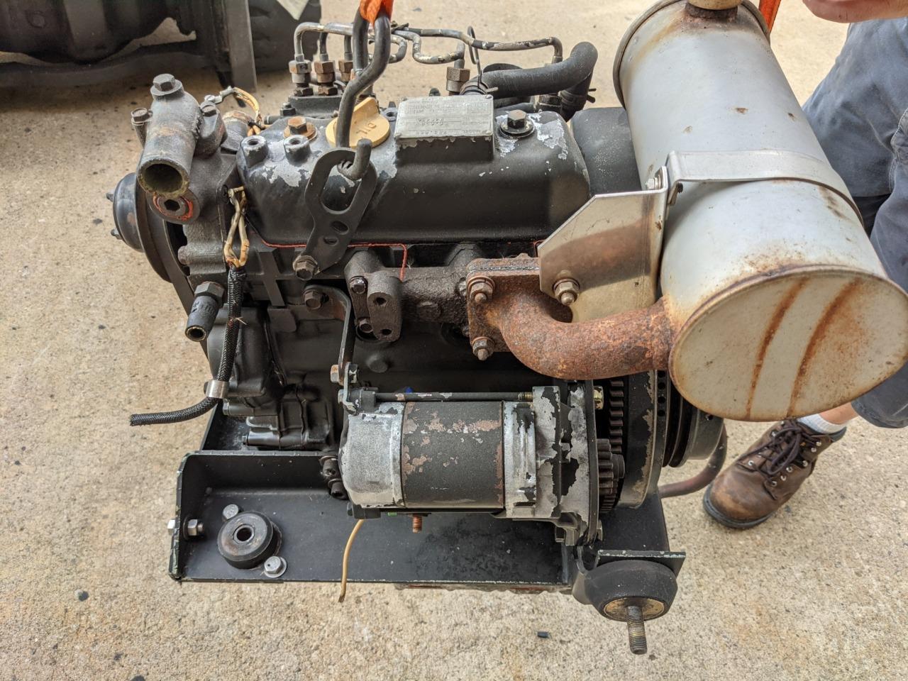 FOR PARTS 3 Cylinder Yanmar 3TNE 20 HP Thermo King Diesel Engine Motor ...