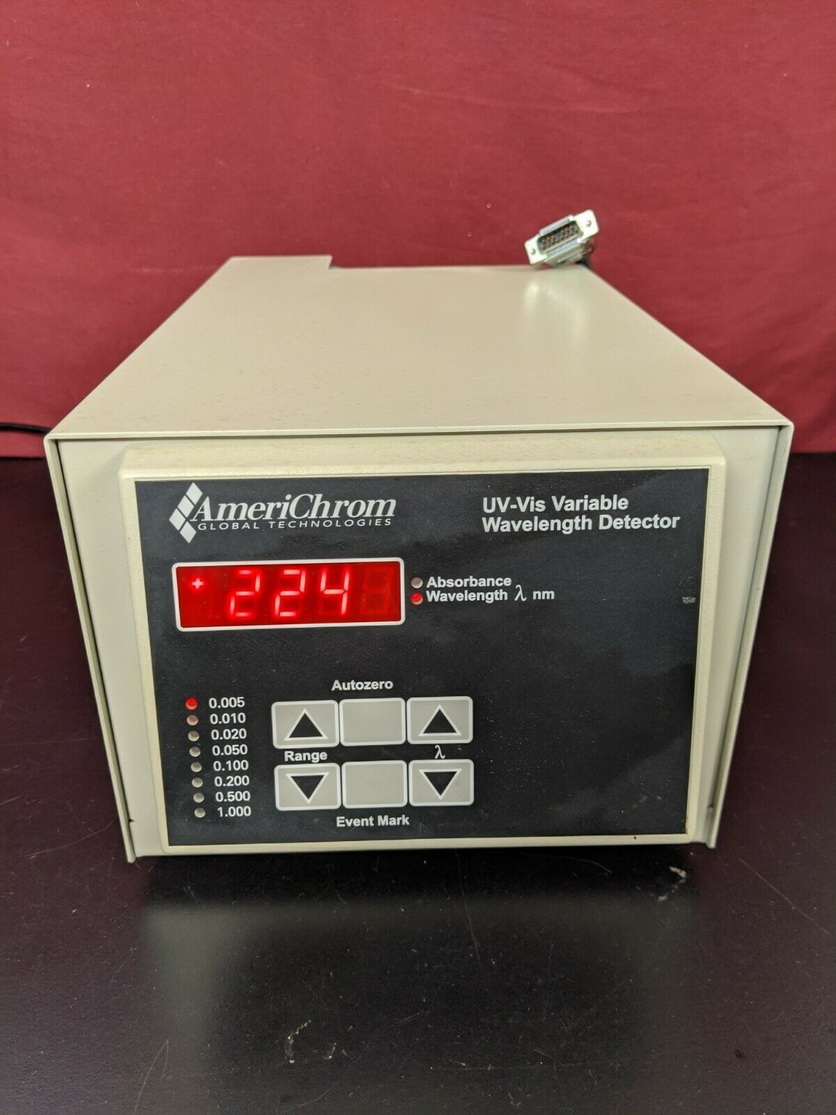 AmeriChrom UV-Vis Variable Wavelength Detector with Cable / 30 DAY ...