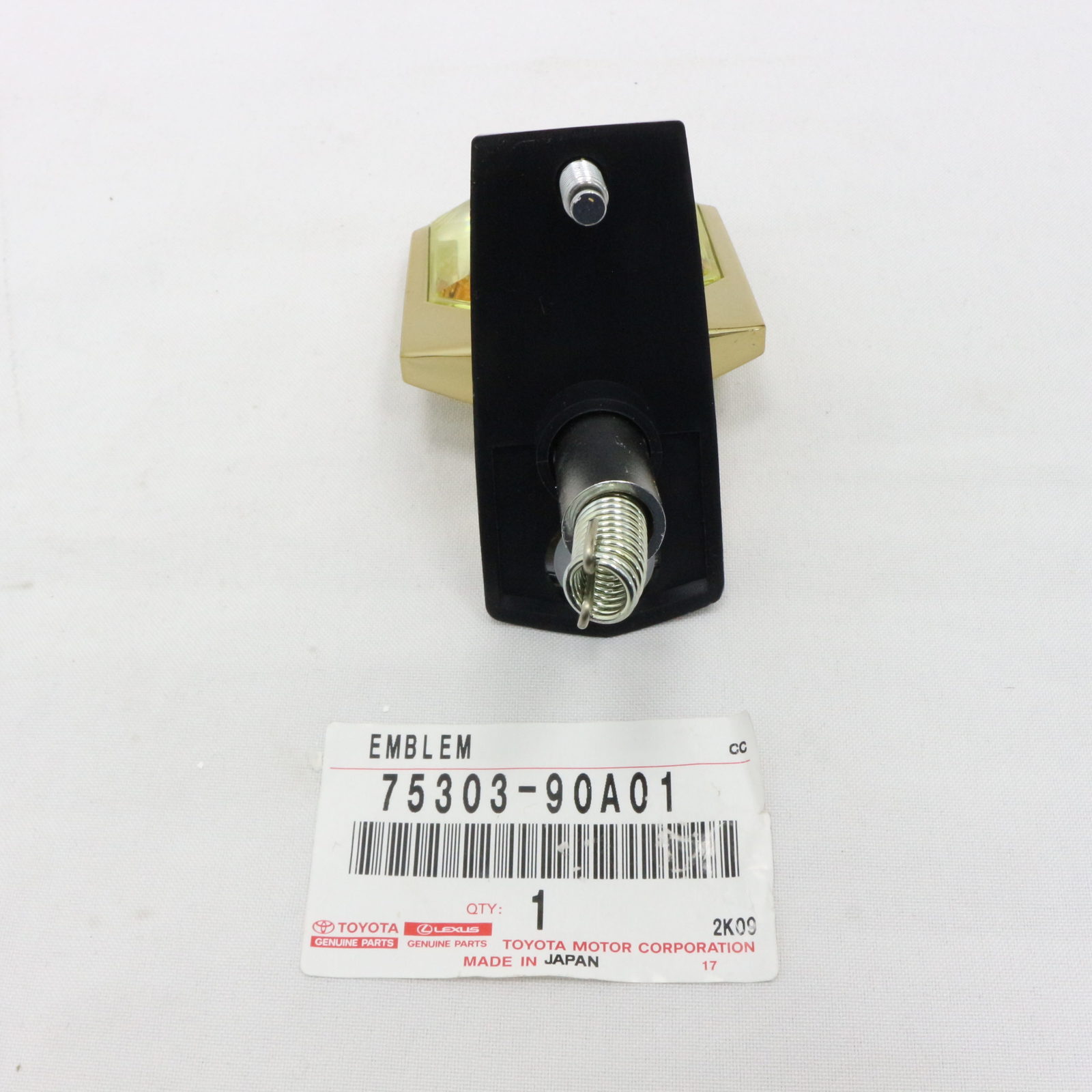Toyota Land Cruiser FJ62 60 Series Front Hood LC Gold Emblem OEM 75303 ...