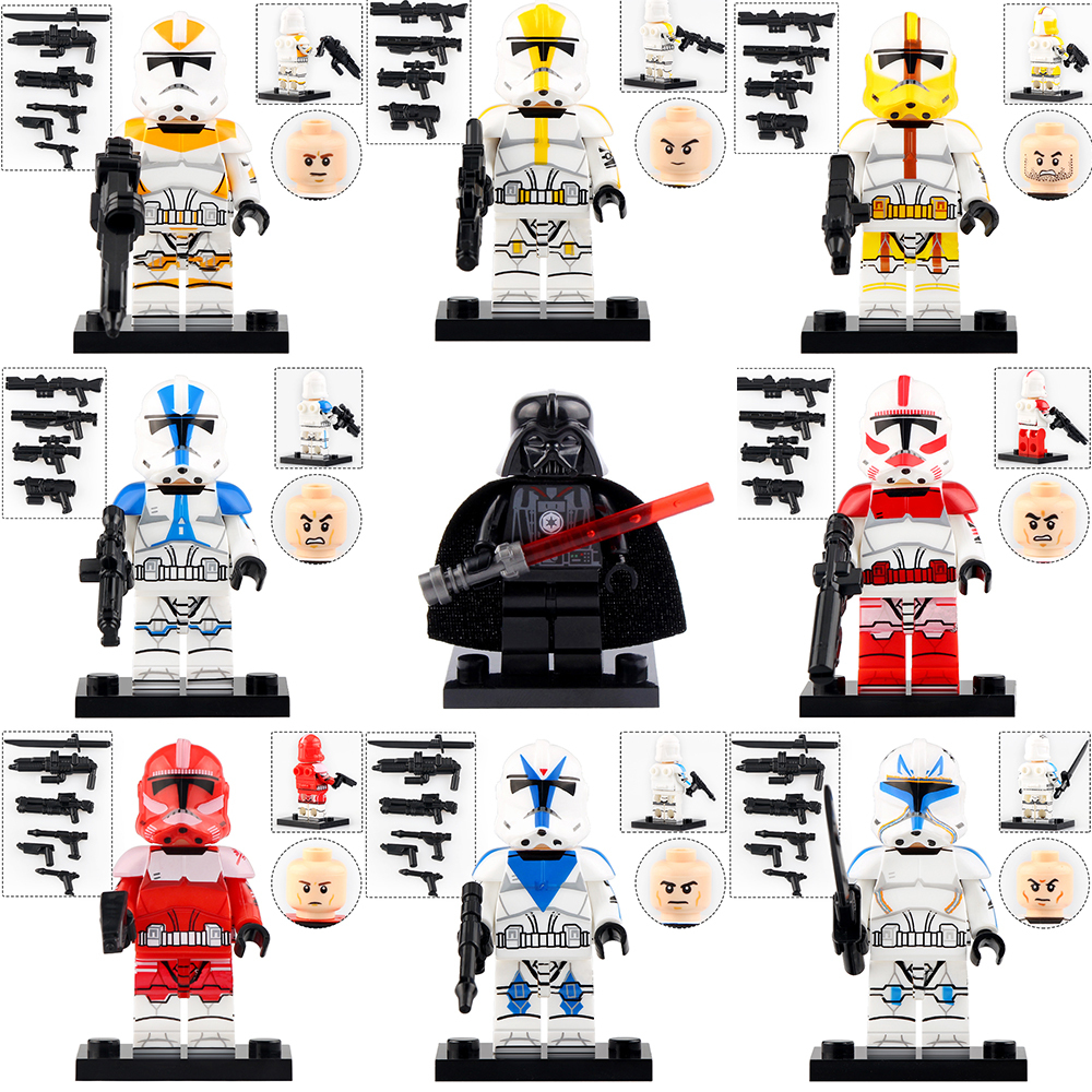 Star Wars 212th Attack Battalion Clone Trooper Army Minifigure Bricks Gift Toy F - Building Toy ...