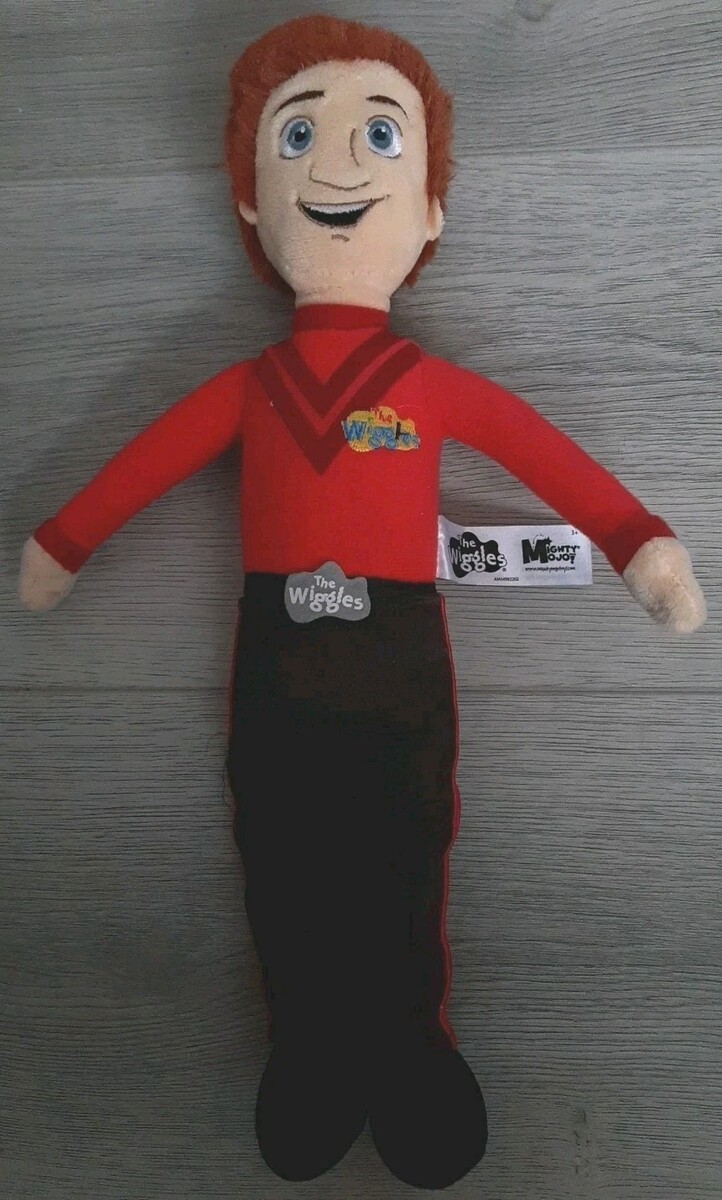 The Wiggles Red Wiggle Simon Pryce Plush Doll Famous Kids Group Mighty ...
