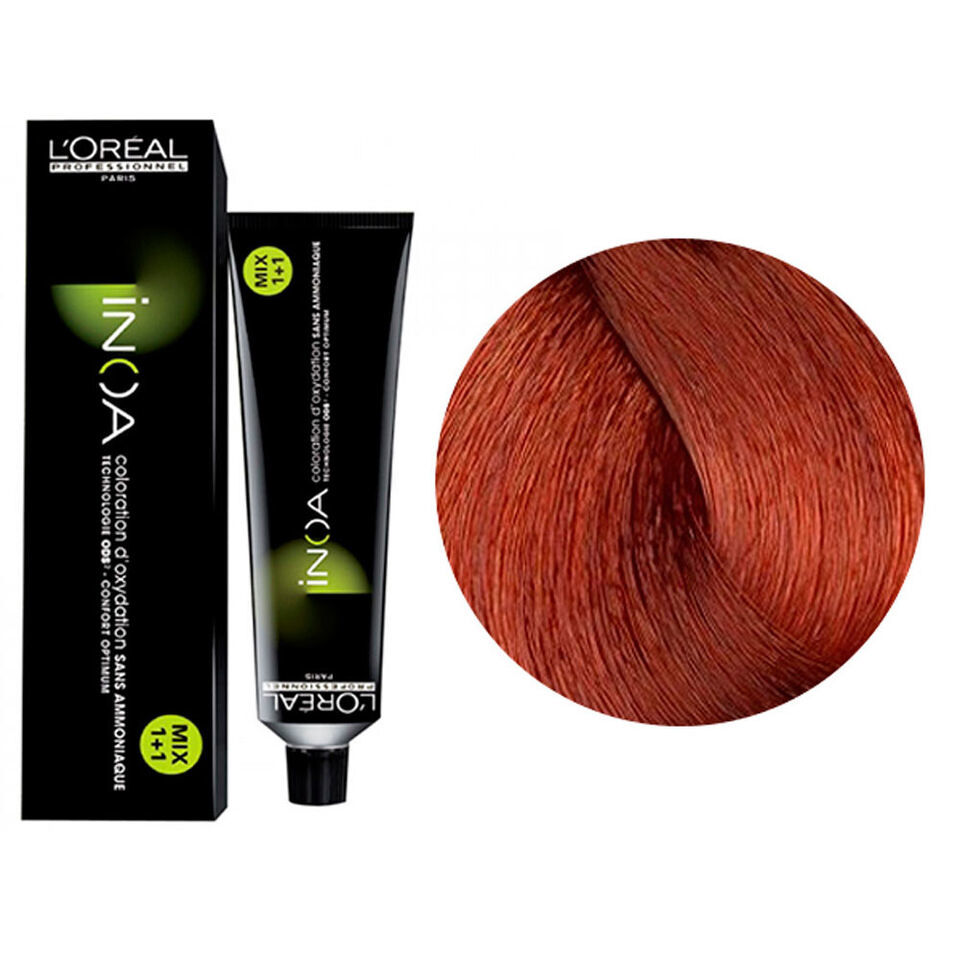 Loreal Inoa #7.44 No Ammonia Permanent Hair Color Original-7.44/7CC - Other