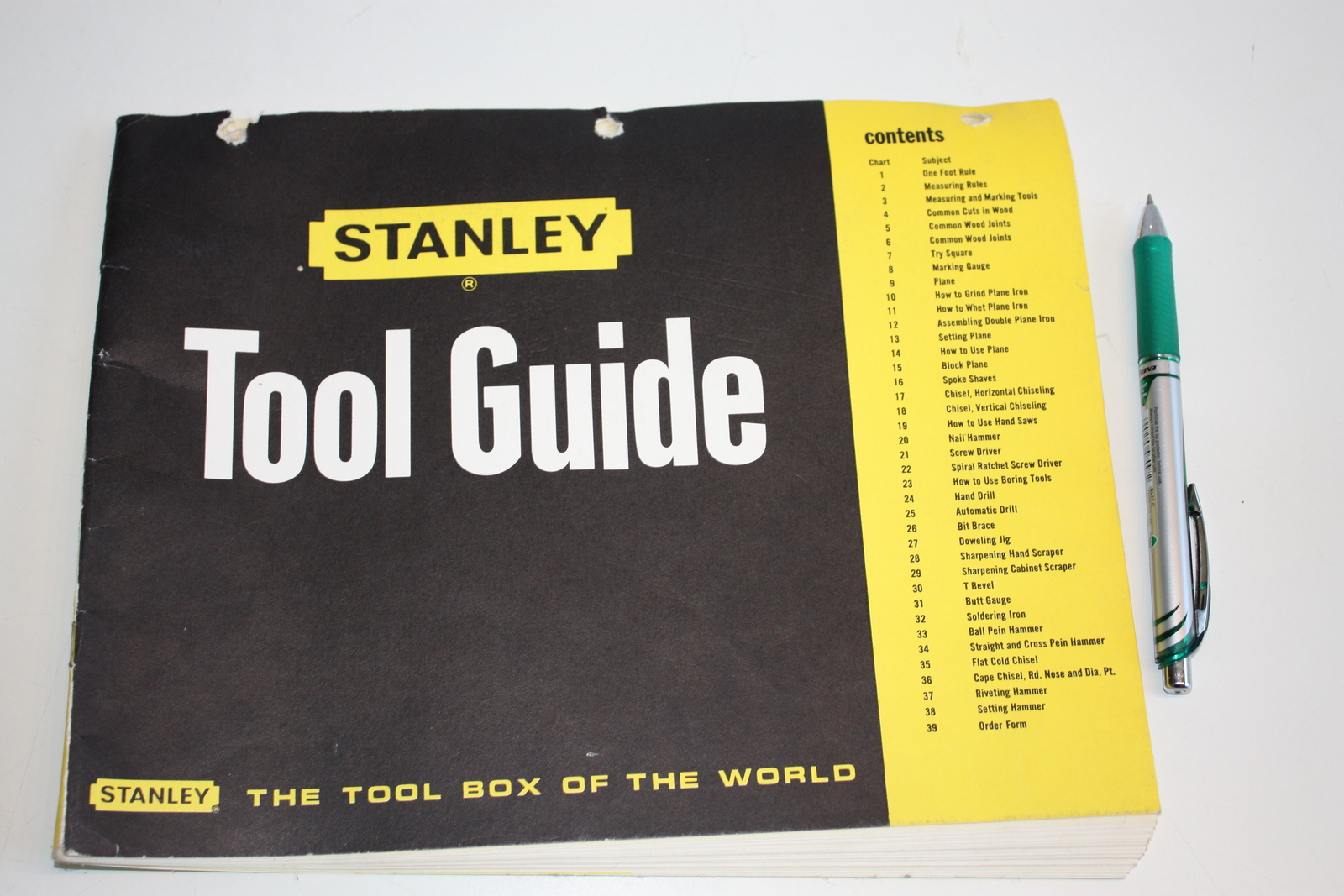 Stanley Tool Guide Copywrite 1968 - Antiquarian & Collectible