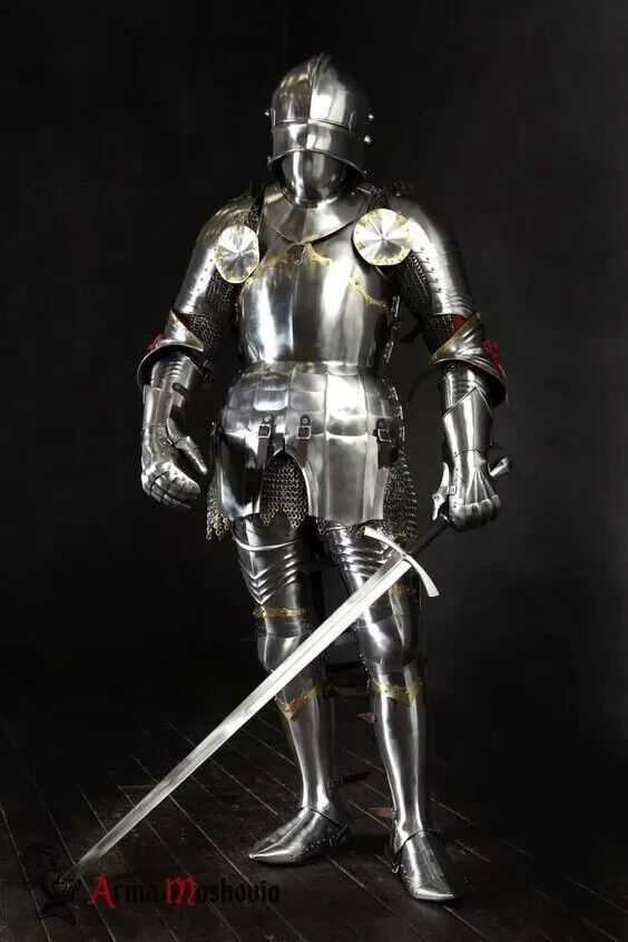 Medieval Full Body Armor German Gothic Suit of 15th Century armor Suit ...