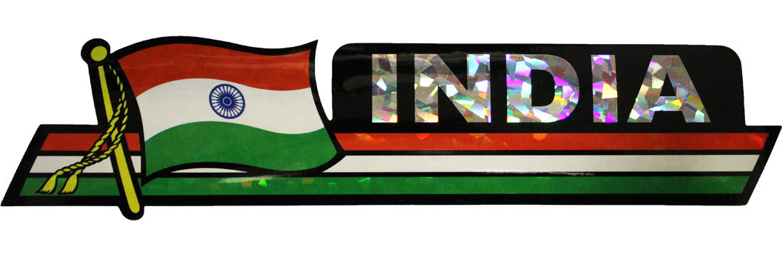 India Bumper Sticker - Decals, Stickers & Vinyl Art