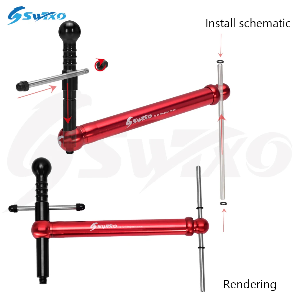 SWTXO Bicycles Derailleur Hanger Alignment Gauge Alignment Ranging Tool ...