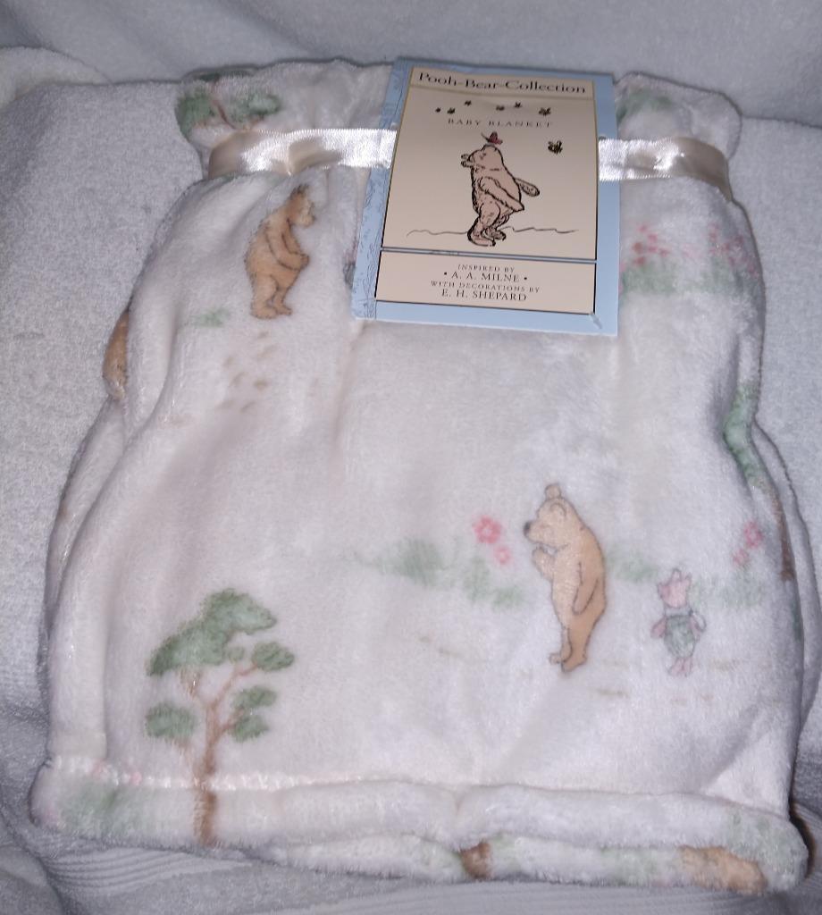 Pooh Bear Collection WINNIE the POOH Baby Blanket 30" x 40" New ...