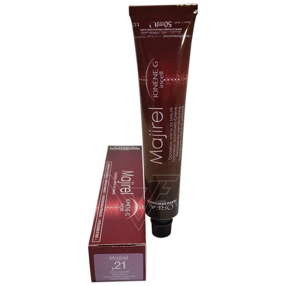 Loreal Majirel Metallics #.21 Ionene G Incell Permanent Color aka-.21 ...