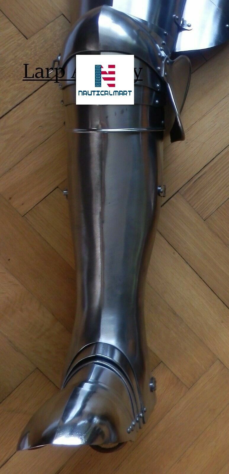 Medieval Epic Knight Renaissance Steel Armour Leg Guard Costume ...