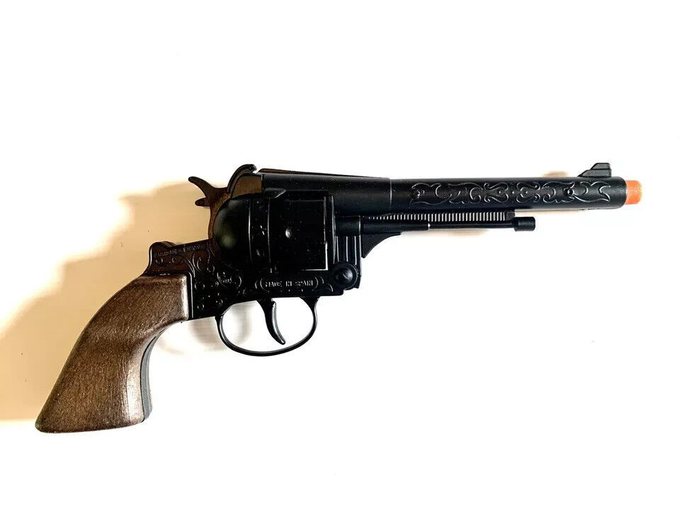 Gonher Wild West Classic Doc Holliday Style Diecast Cap Gun - Black - Diecast
