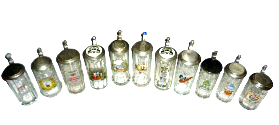 Unionsbrau Kreitmair Spaten Lenggries etc2 Lidded German Beer Glass ...