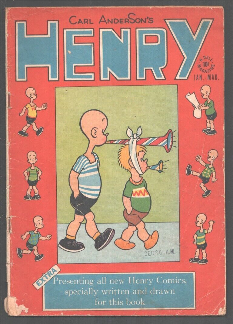 Henry #1 1948- Dell -1st issue- Carl Anderson newspaper comic strip-VG ...