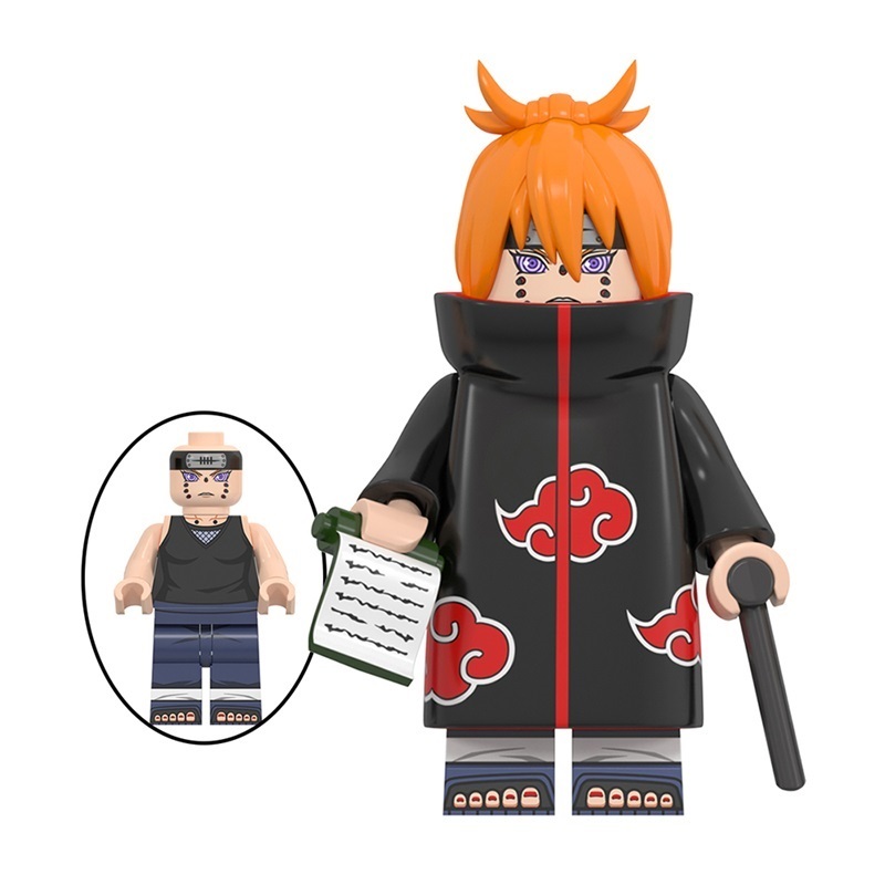 8pcs Naruto Series The Six Paths of Pain and Danzo Hanzo Mifune ...