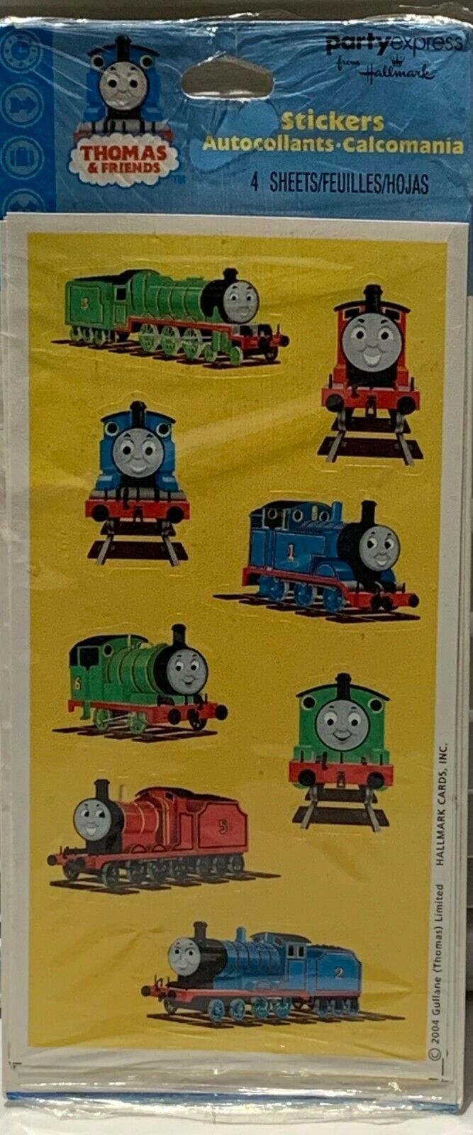 4 Sheets Thomas & Friends Percy James Trains Stickers Scrapbooking kids ...