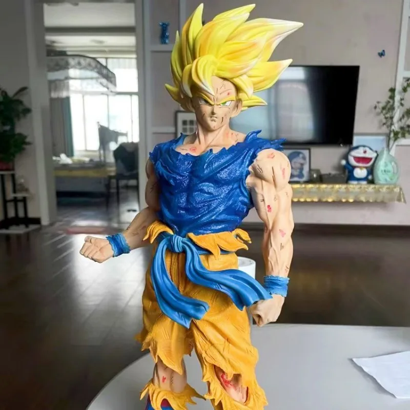 Gk 43cm Dragon Ball Z Son Goku Vegeta Figure Super Saiyan Anime Action